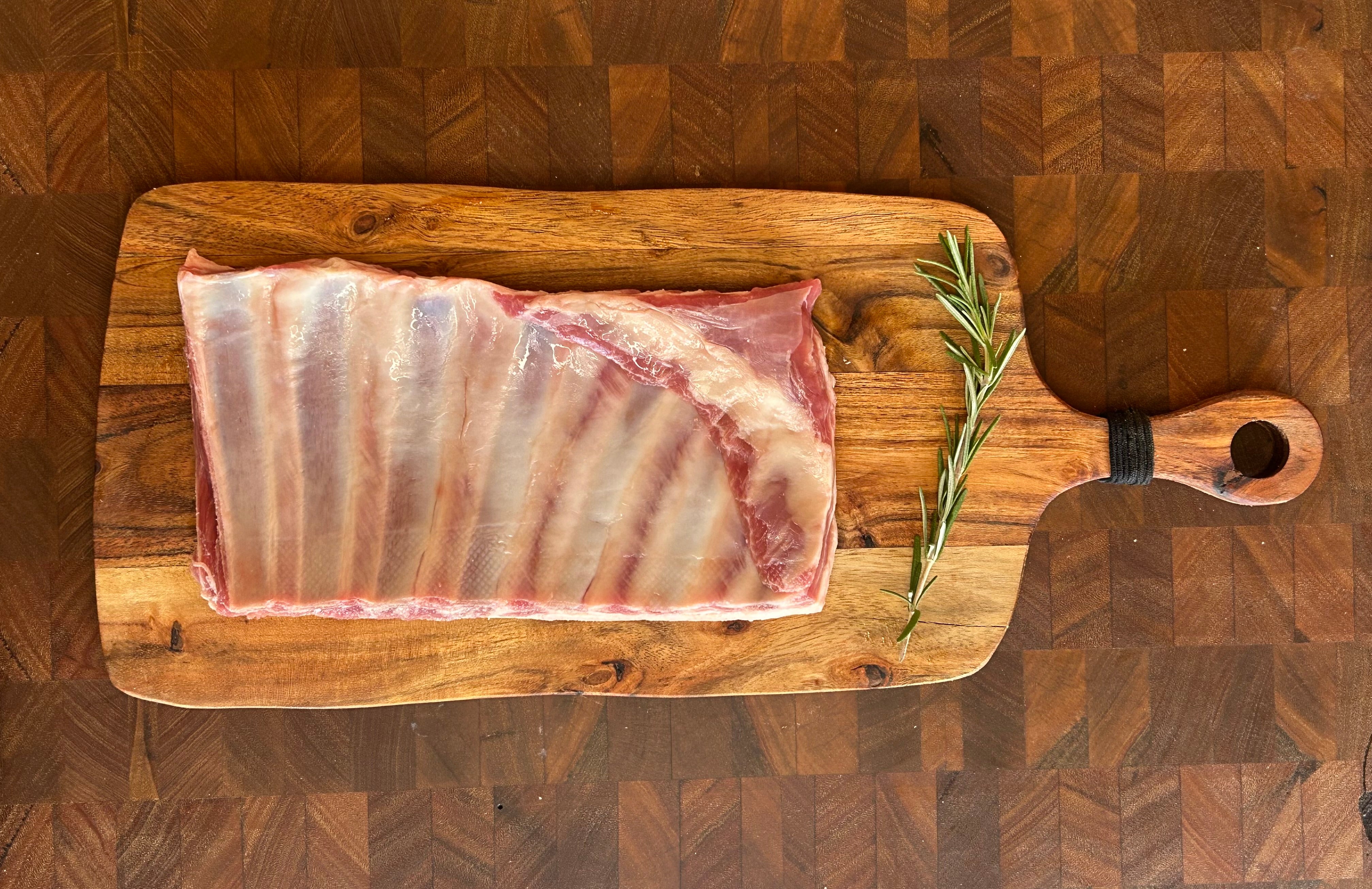 Grass-Fed Lamb Rib Rack 380g | Tender & Flavorful – Springhill Beef Co.