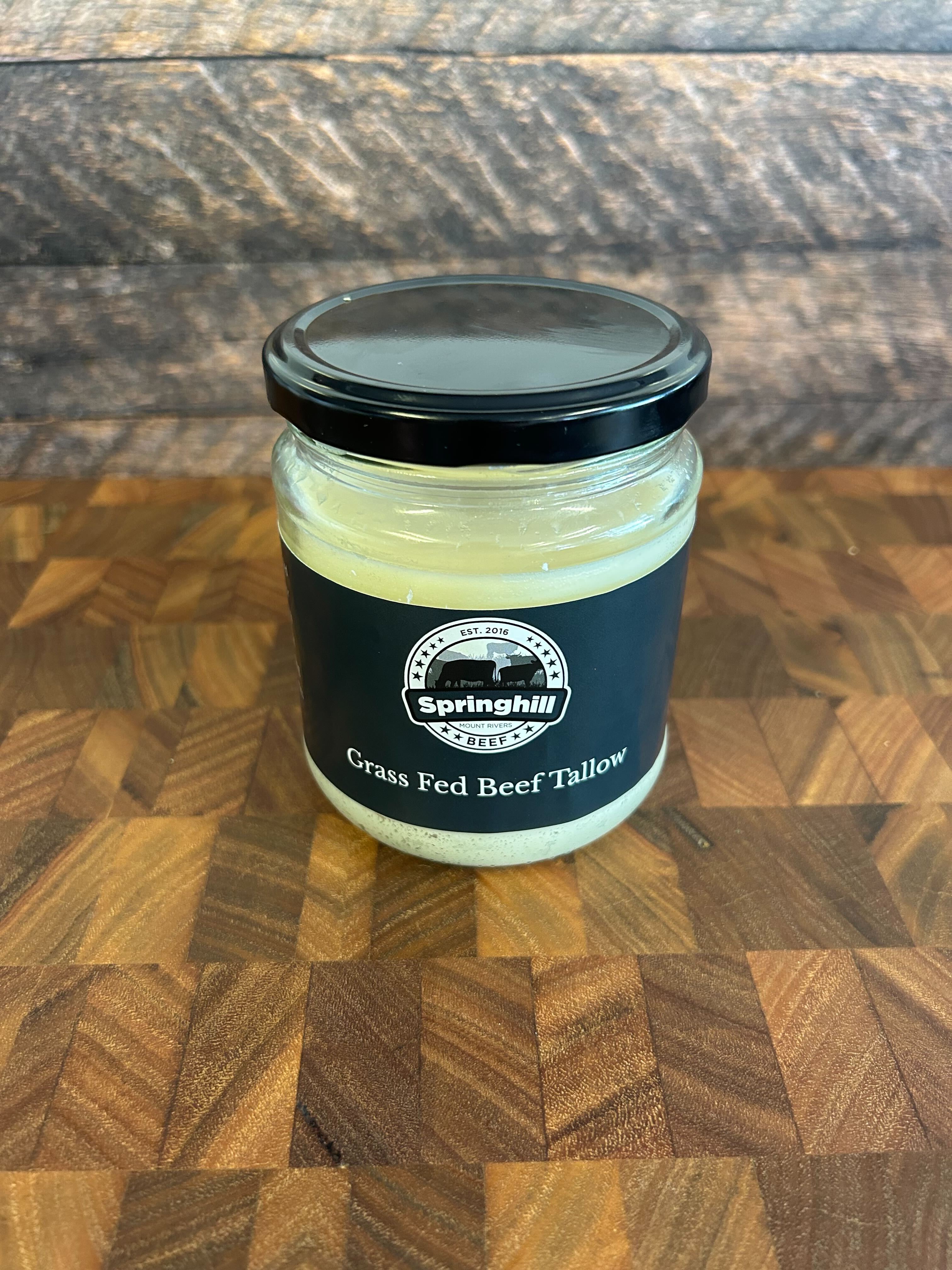 Grass-Fed Beef Tallow 500g | Premium Cooking Fat – Springhill Beef Co.