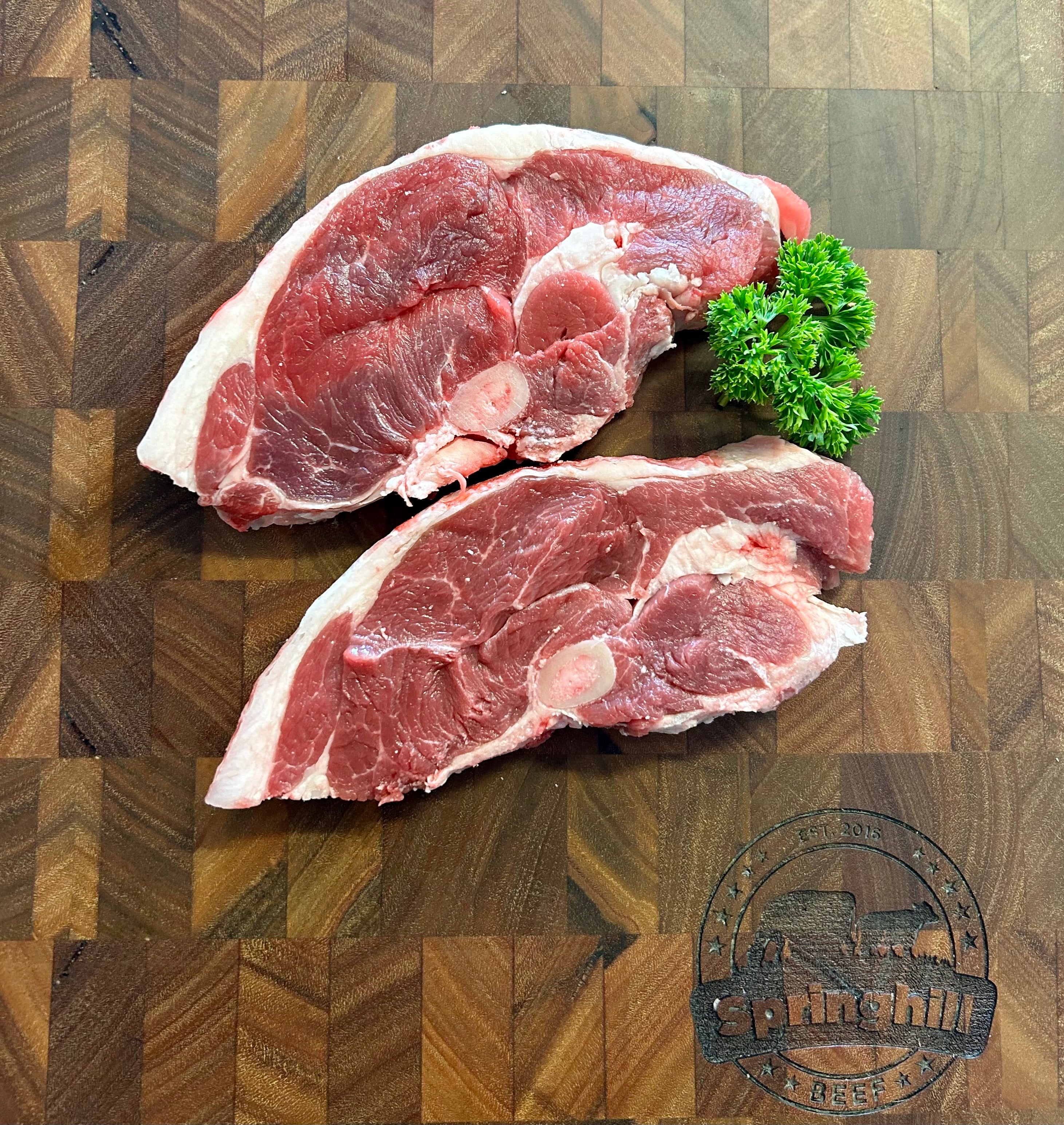 Grass-Fed Lamb Rump Steaks 500g | Tender & Juicy – Springhill Beef Co.
