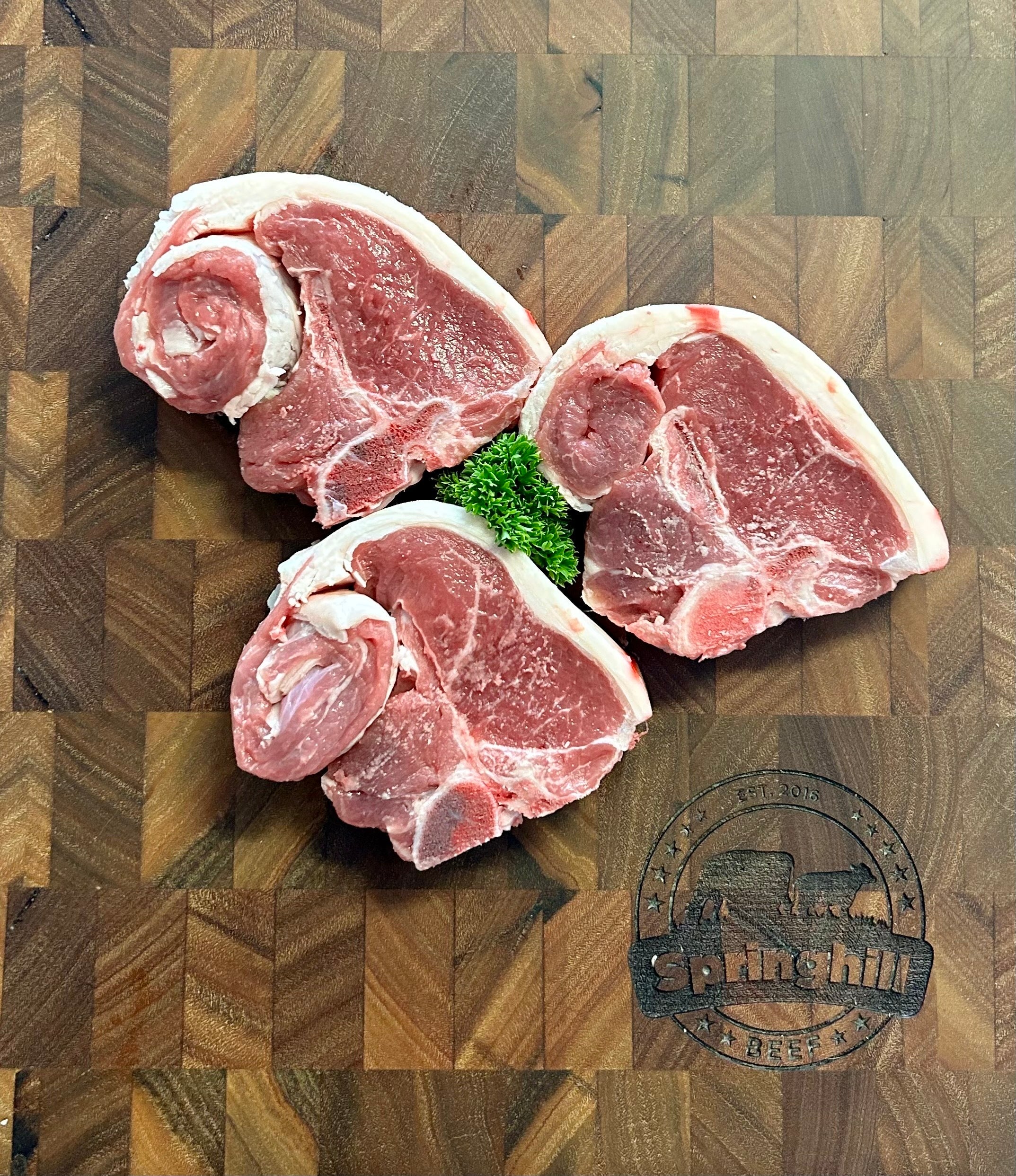 Grass-Fed Lamb Loin Chops 500g | Tender & Flavorful – Springhill Beef Co.